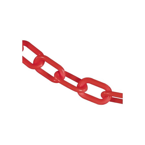 2" x 200' Red Heavy Duty Plastic Safety Chain 51005-200 - Walmart.com
