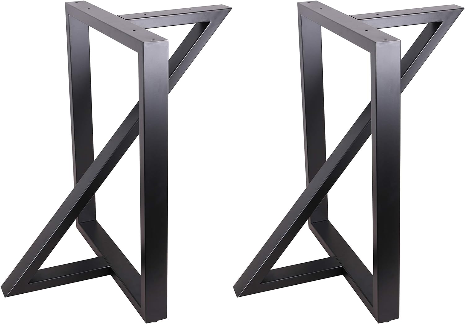 2 x 28 Dining Table Legs, Z-Shaped Steel Table Legs, Country Table Legs ...