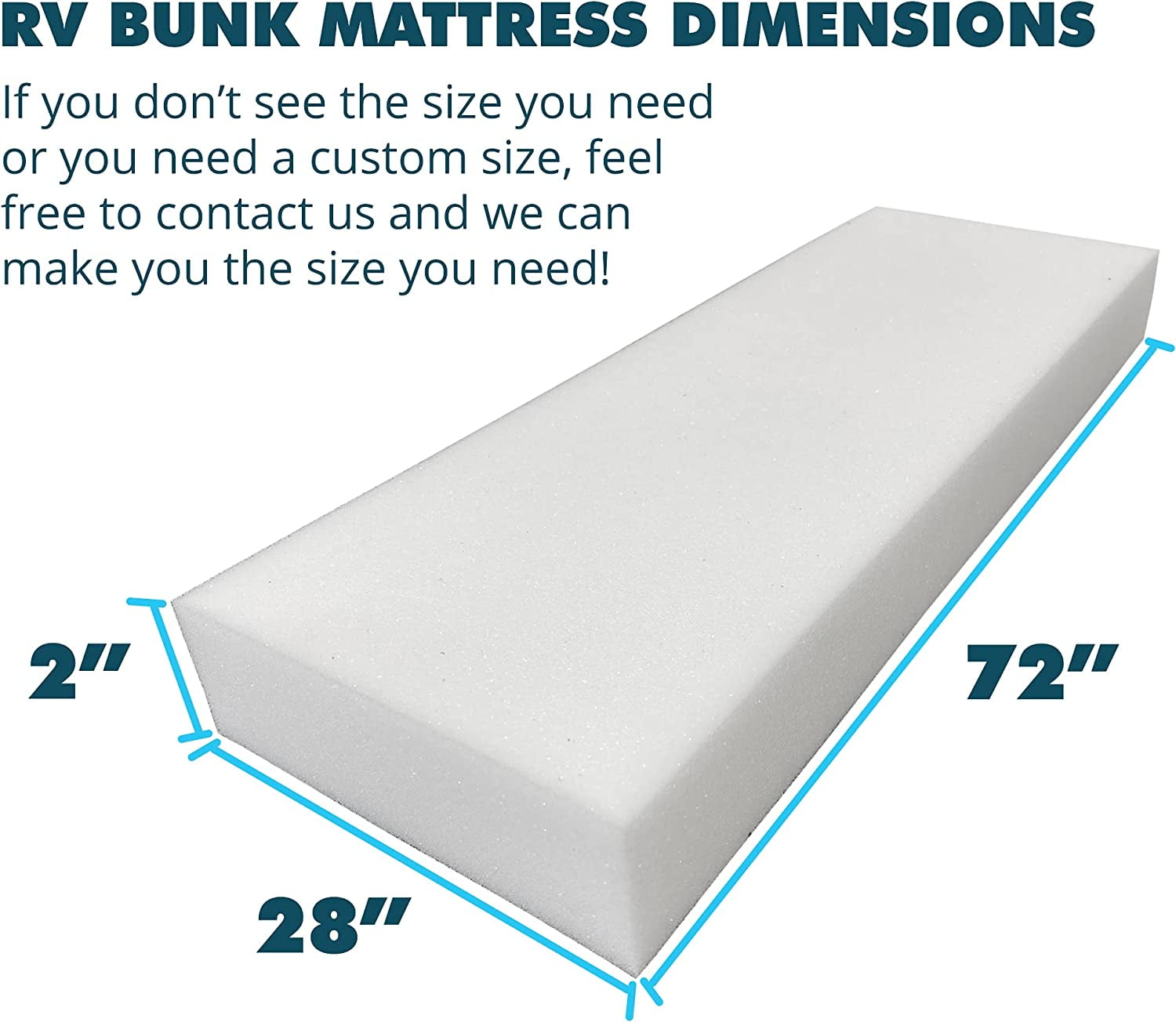 RV Bunk Mattresses in RV Mattresses - Walmart.com