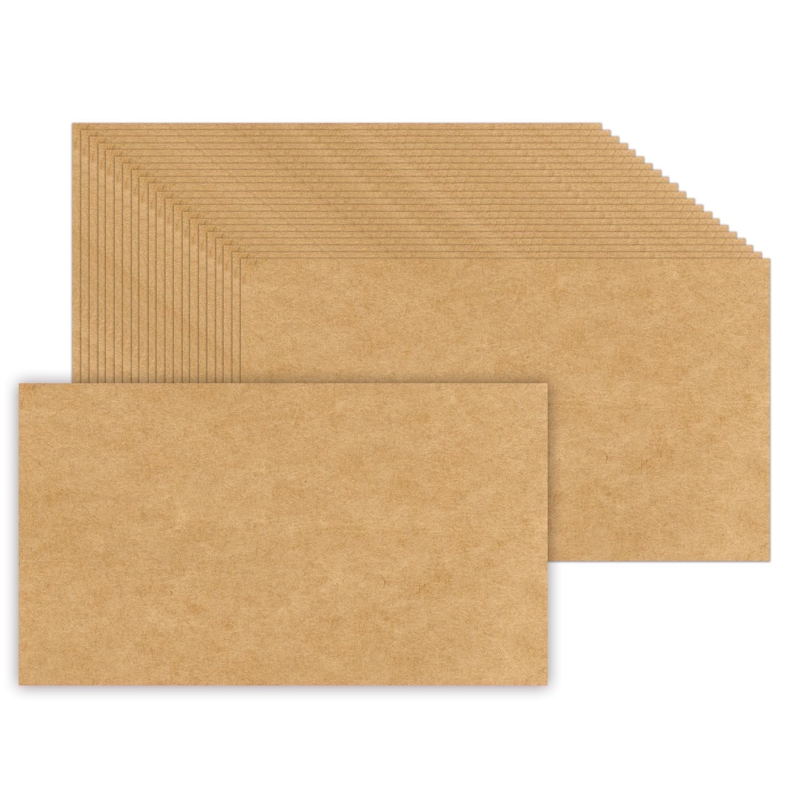 Pinovk 2 x 3.5 Matte Brown Craft Card Stock, Set of 200 Sheets ...