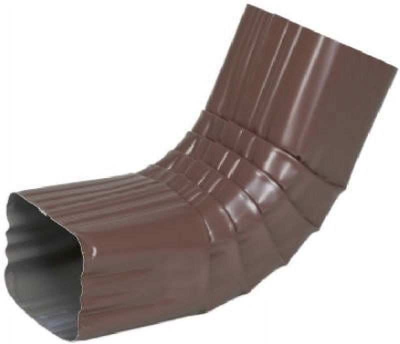 2" x 3" Brown Galvanized Steel Front Elbow Style A 75 Degree, Each ...