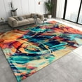 2' x 3' Fashion Creative Colorful Rug for Living Room Bedroom, Fluid ...