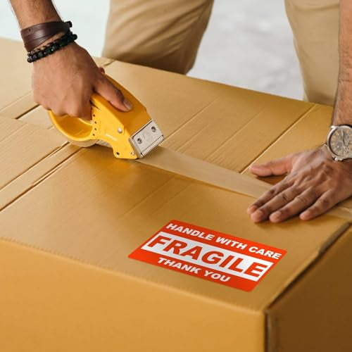 2" x 3" Fragile Stickers for Shipping, Handle with Care Fragile ...