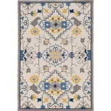 2' x 3' Ivory Polypropylene Accent Rug - Walmart Business Supplies
