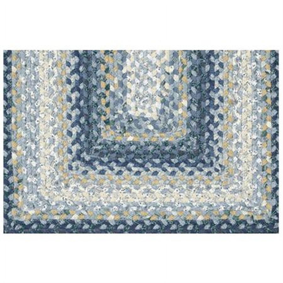2' x 3' Oval Accent Rug by Country Living Midnight Blue/Teal Color Hand ...