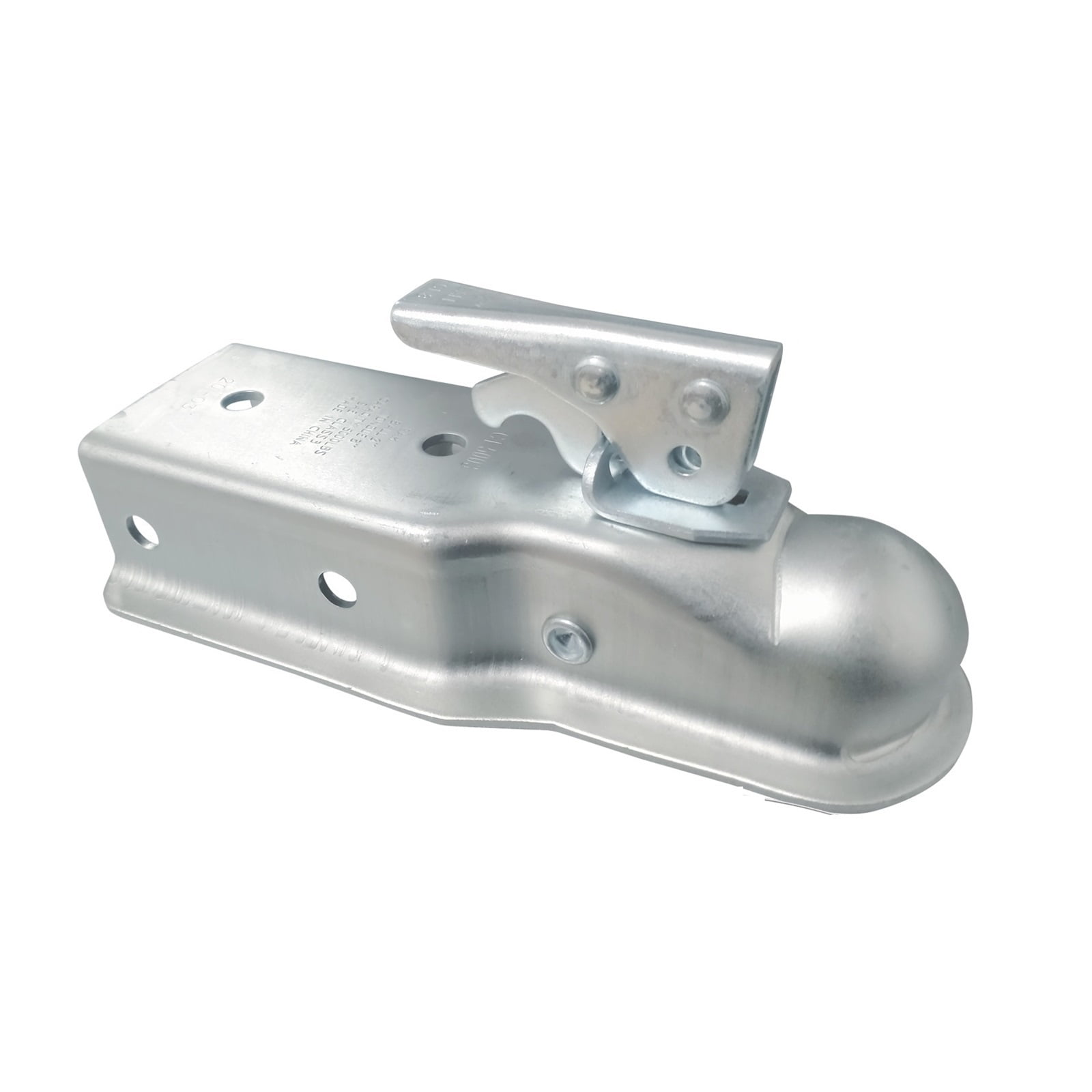 2"x 3"Straight Tongue Trailer Coupler For 3in Channel,2in Hitch Ball ...