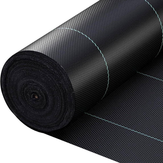 2 x 3 ft. 300 ft. Premium Weed Barrier Fabric Heavy Duty 3. 2 oz ...