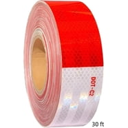Uxcell Reflective Tape, 2 Roll 10 ft x 1-inch Adhesive High Visibility ...