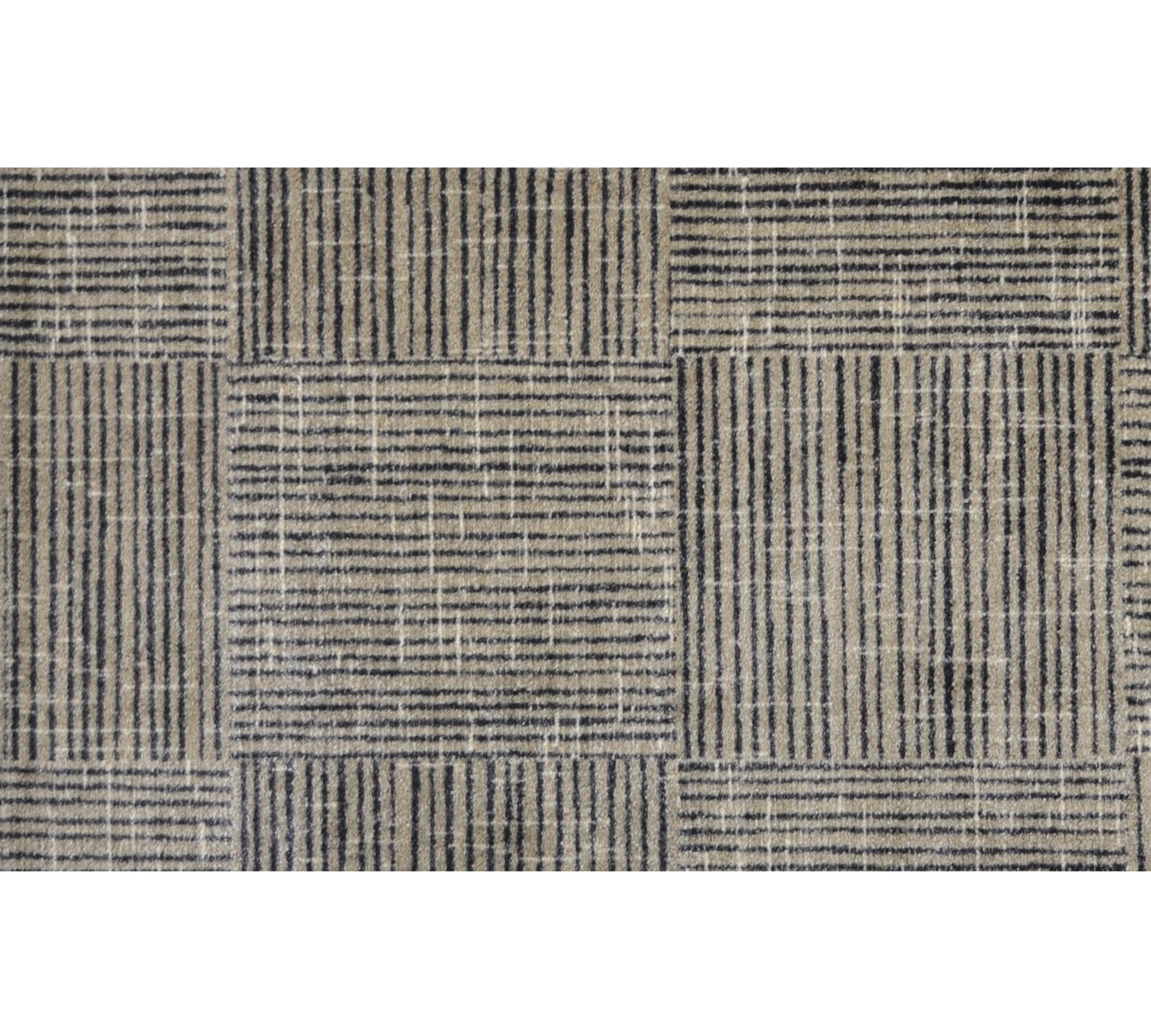 2' x 4' Modern Geo Lines in Squares Washable Floor Mat - Walmart.com