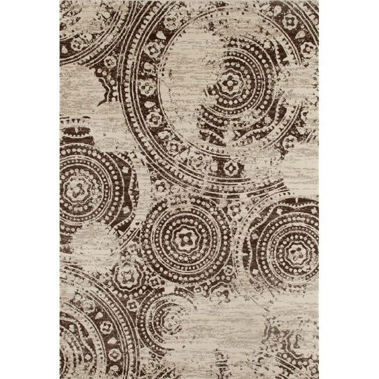 2 x 4 ft. Milan Collection Coins Woven Area Rug, Beige - Walmart.com