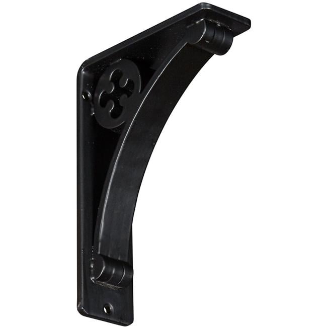 2 x 5.5 x 8 in. Crawley Wrought Iron Bracket - Triple Center Brace ...
