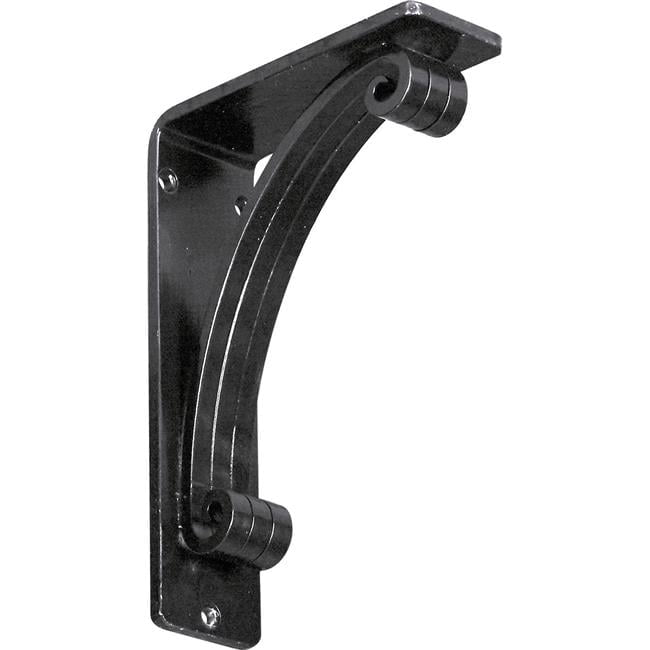 2 x 5.5 x 8 in. Legacy Wrought Iron Bracket - Triple Center Brace ...