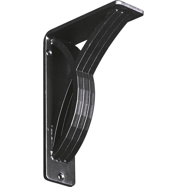 2 x 5.5 x 8 in. Miller Wrought Iron Bracket - Triple Center Brace ...