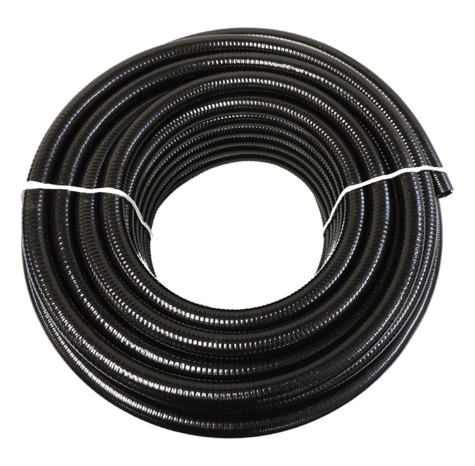 2" x 50 feet Black Flexible PVC Pipe, Hose and Tubing for Koi Ponds ...