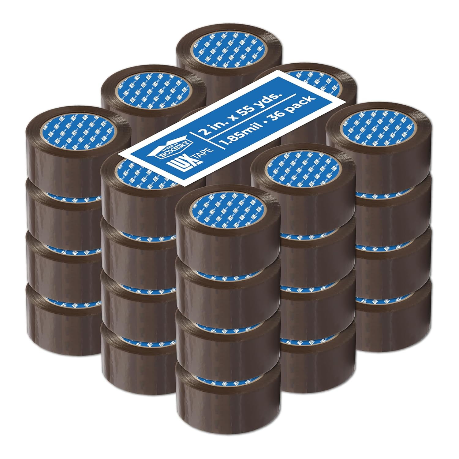 2" x 55 Yards Tan Packing Tape – 36 Roll Carton – Warehouse Grade ...