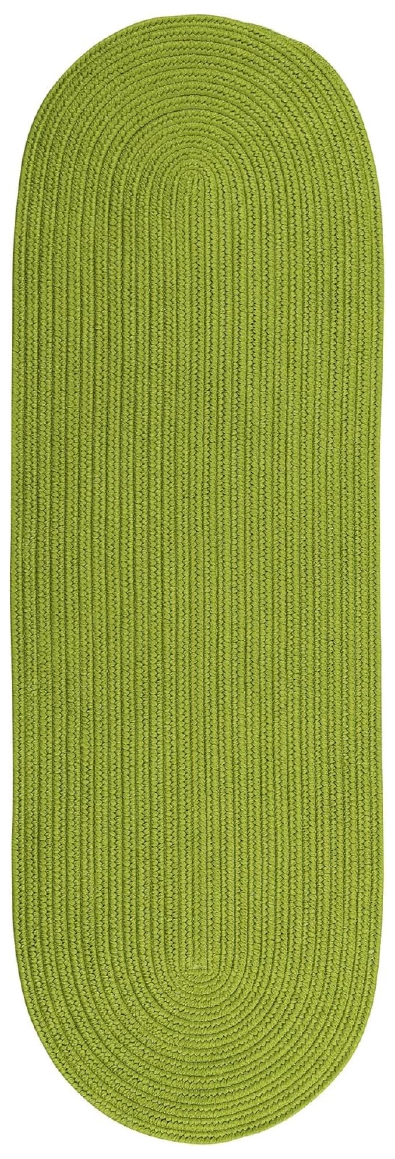 2 x 6 Feet Outdoor Rug Colorful Flat Braid Rug for Damp Spaces like ...
