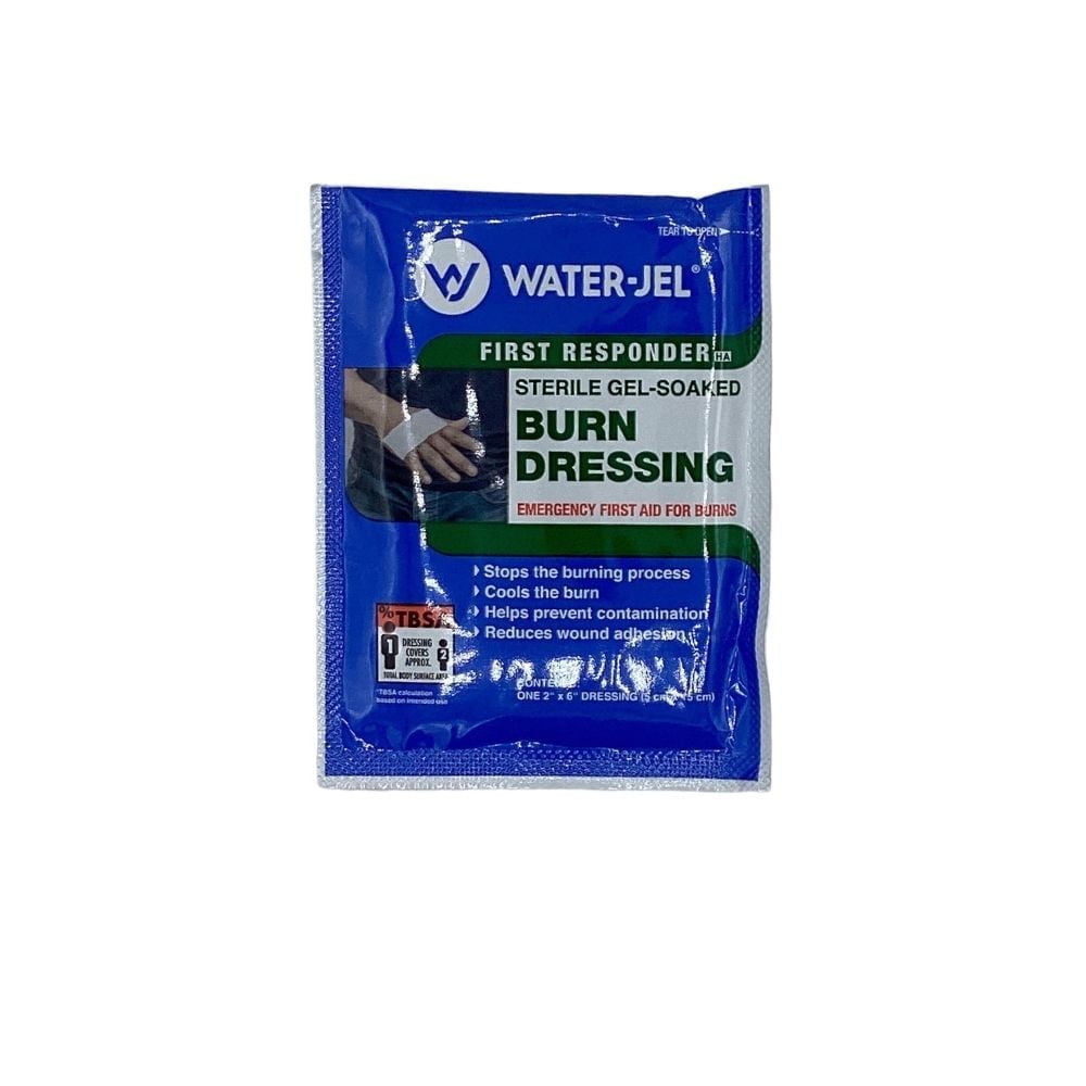 2" x 6" First Responder Burn Dressing - Sterile - 2 Dressings by Water ...