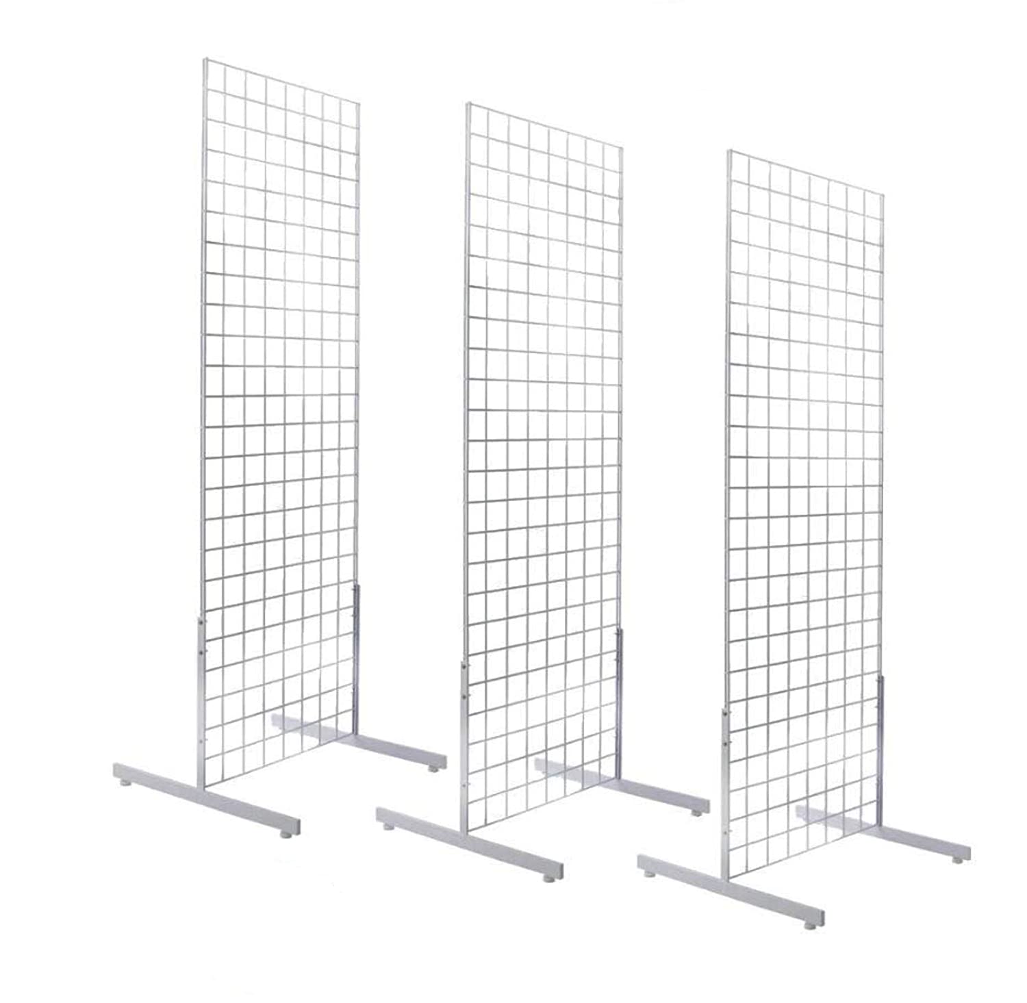 2' x 6' Gridwall Panel Tower with T-Legs Floorstanding Display Kit ...