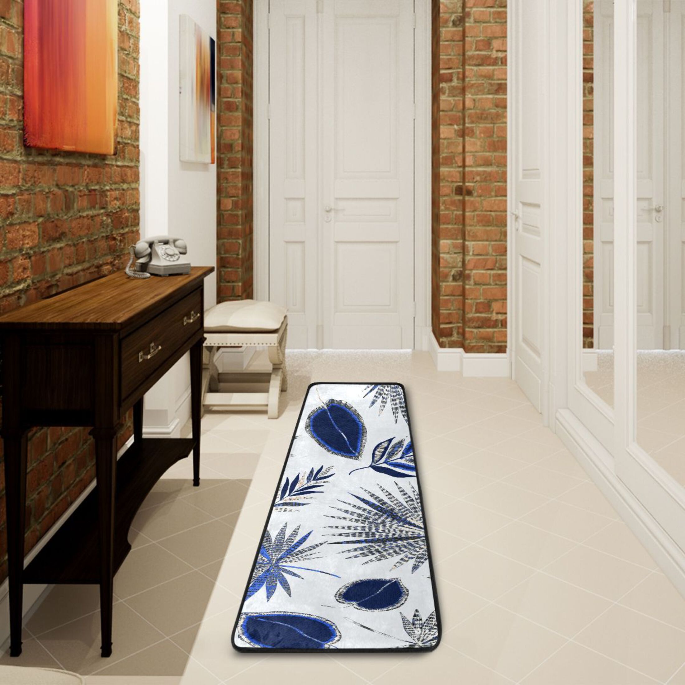 2' x 6' Modern Runner Rugs Hallway Floor Throw Carpet Jungle Tropical ...