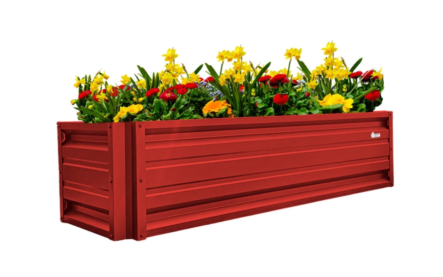 2 x 6 Rectangular Metal Planter Box Durable Raised Garden Bed in ...