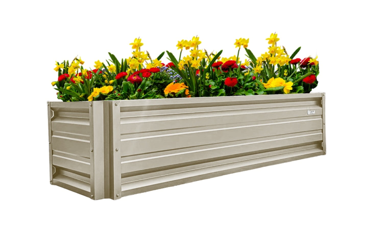 2 x 6 Rectangular Metal Planter Box Durable Raised Garden Bed in ...