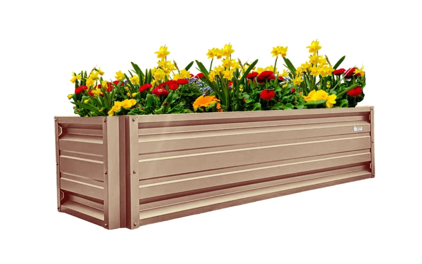 2 x 6 Rectangular Metal Planter Box Durable Raised Garden Bed in ...
