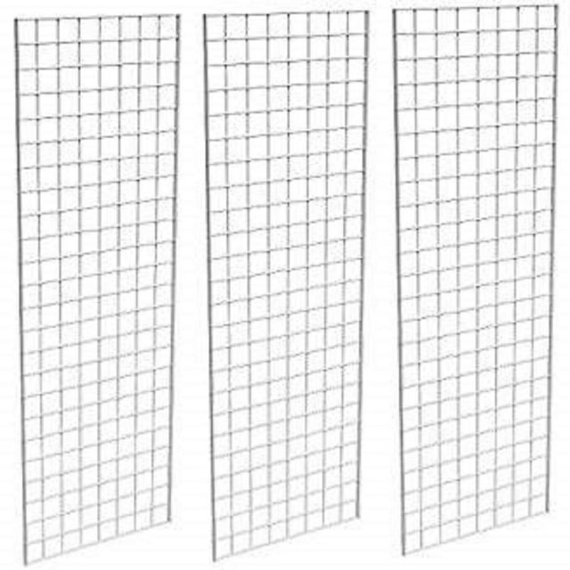 Only Hangers White Grid Panels 2 x 6 Wire Display (3pk) - Walmart.com