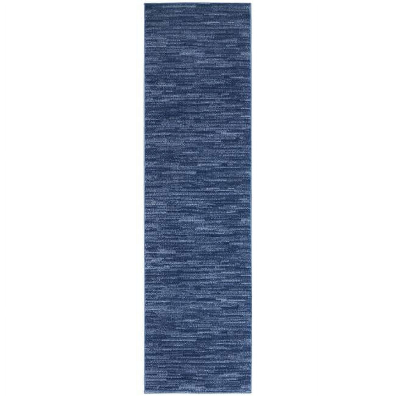 2 x 6 ft. Navy Blue Non Skid Indoor & Outdoor Runner Area Rug - Blue ...