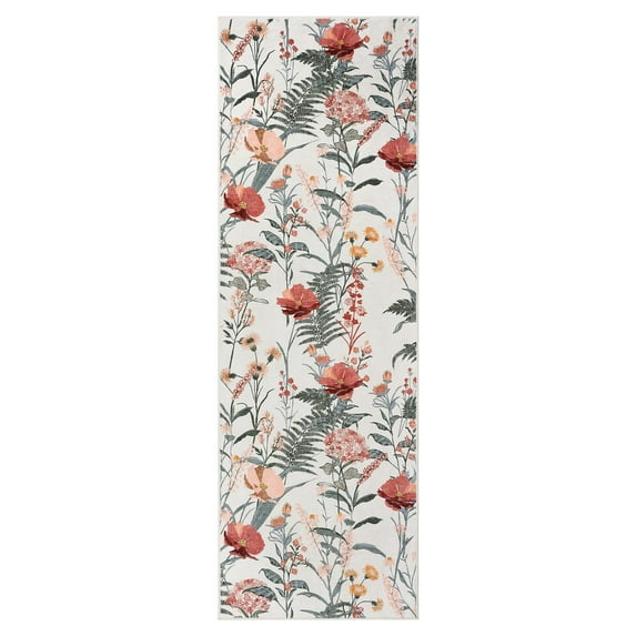 2 x 6 ft Pearl Velvet Beige Rectangular Hallway Bathroom Entryway ...