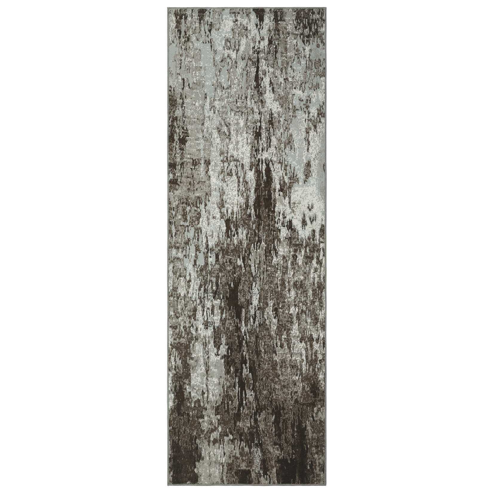 2 x 6 ft Polyester Velvet Towel Dark Brown Rectangular Hallway Bathroom ...