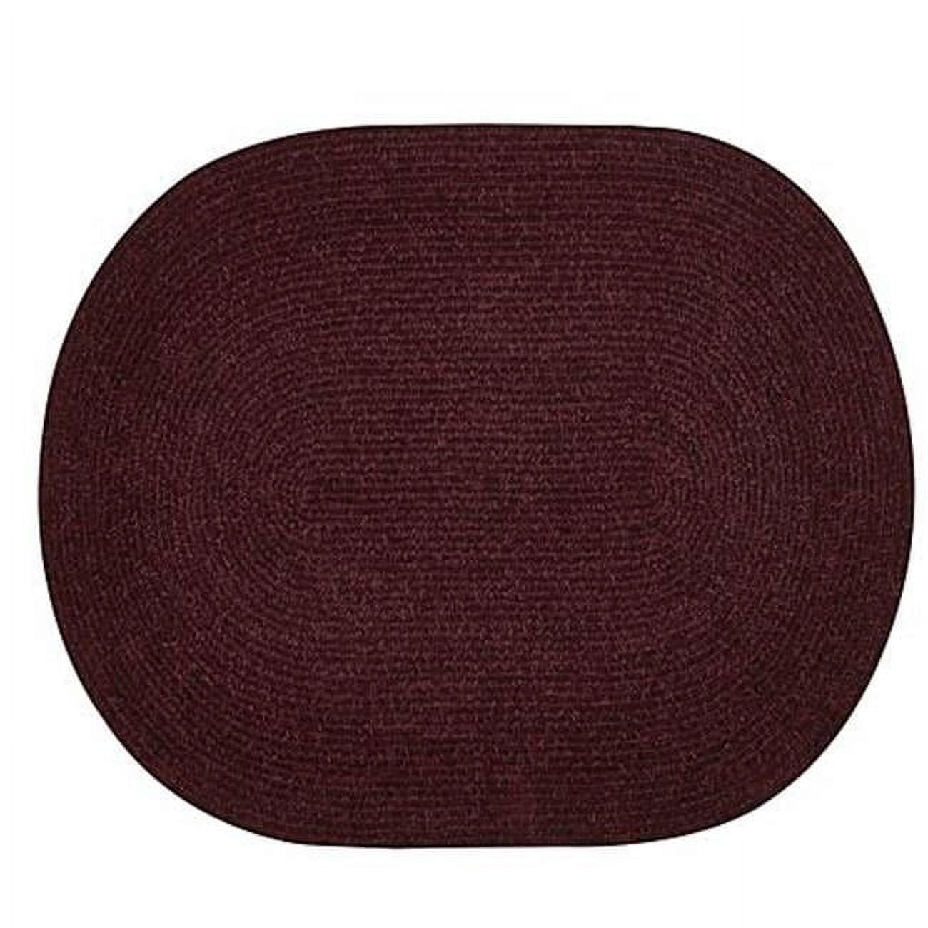 2 x 6 in. Chenille Reversible Rug - Burgundy - Walmart.com