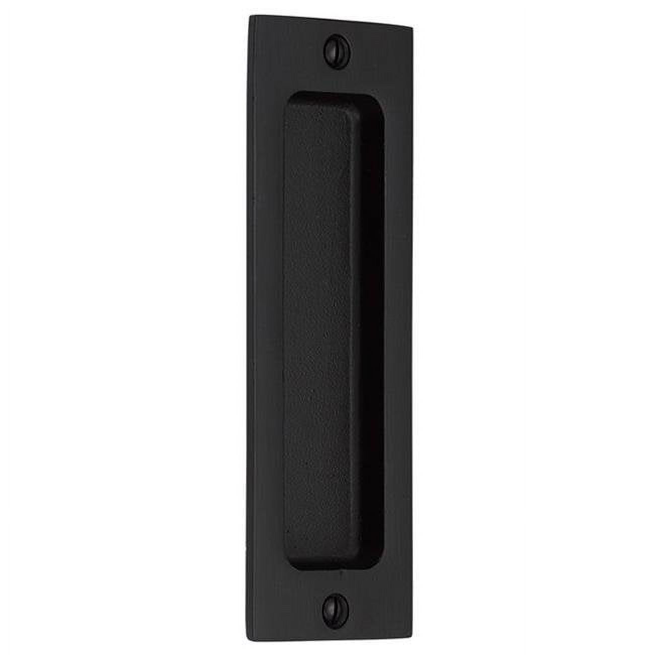 2 x 6 in. Rustic Modern Rectangular Flush Pull, Flat Black - Walmart.com