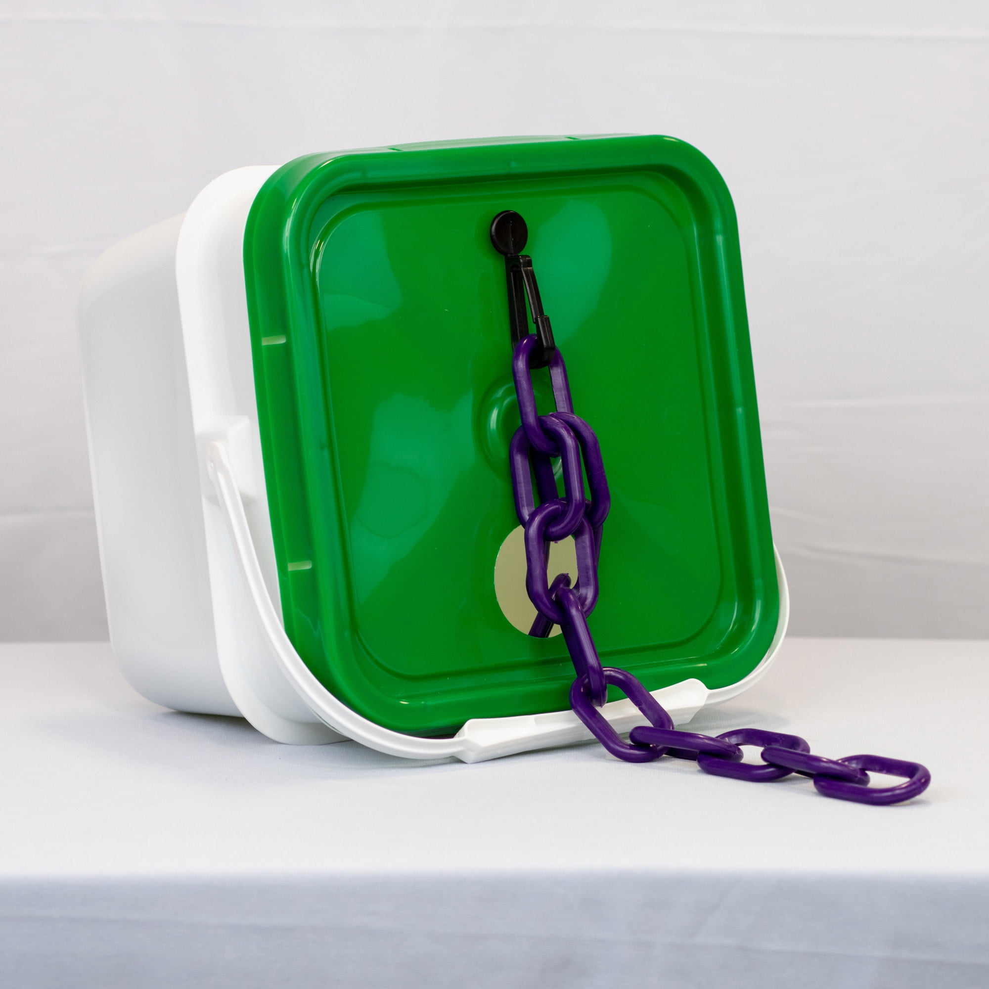 2" x 65' Purple Heavy Duty Plastic Safety Chain - Pail - Walmart.com