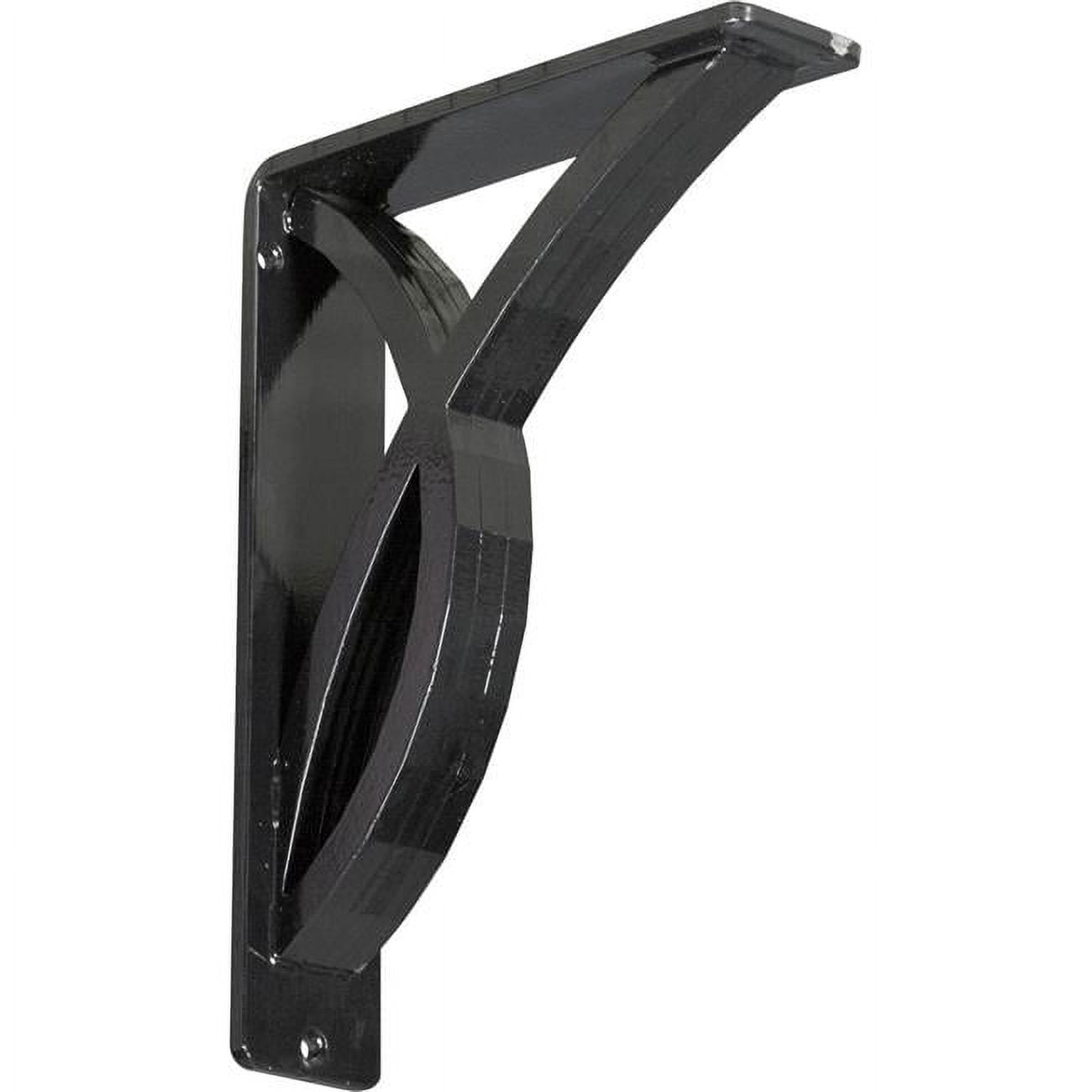 2 x 7.5 x 10 in. Miller Wrought Iron Bracket - Triple Center Brace ...