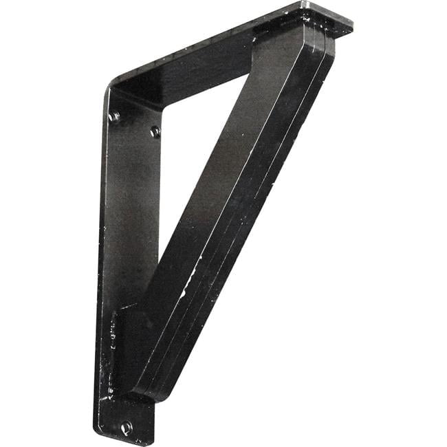 2 x 7.5 x 10 in. Traditional Wrought Iron Bracket - Triple Center Brace ...