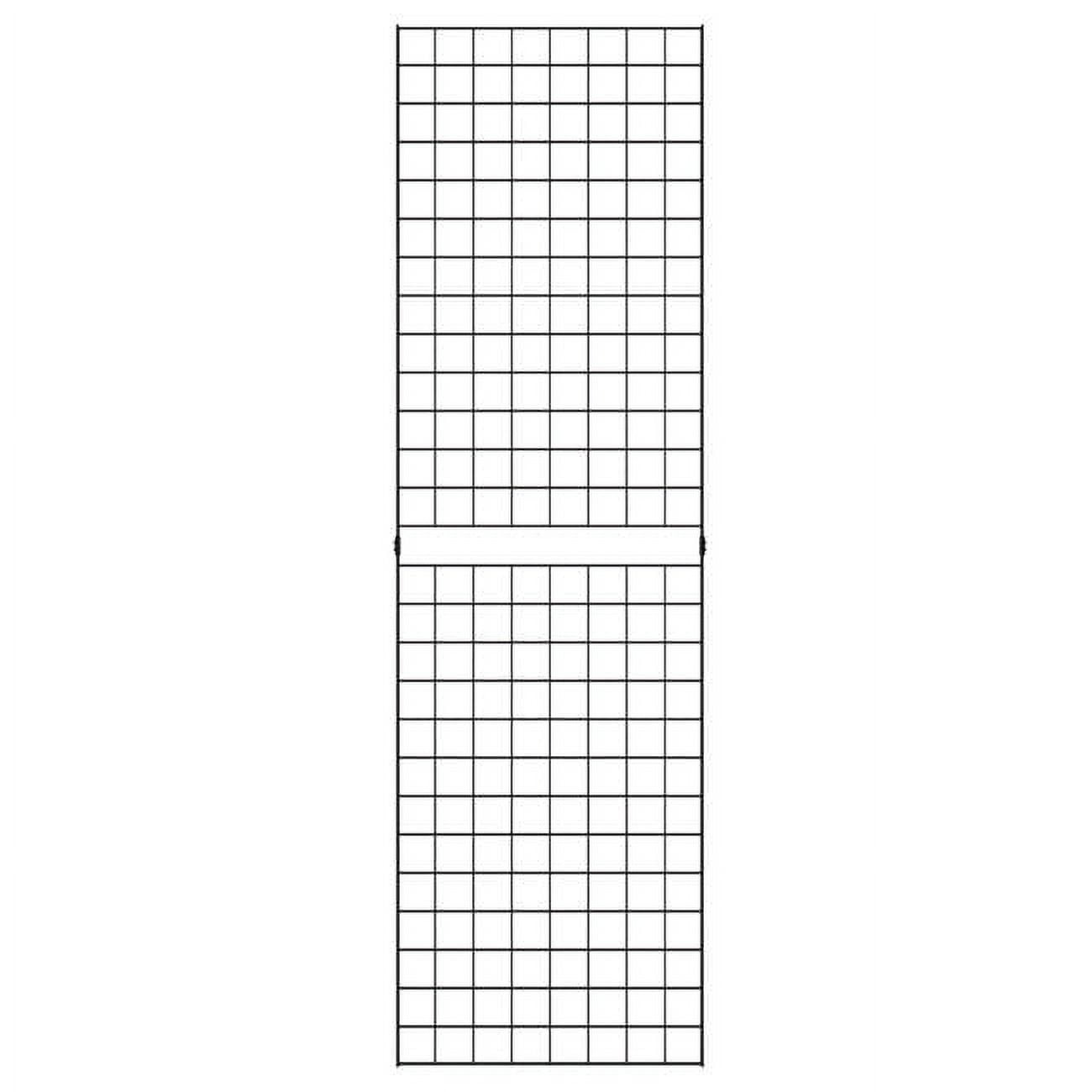 Portable 2' x 7' Black Grid Panel Pack of 3 - Versatile, Durable ...