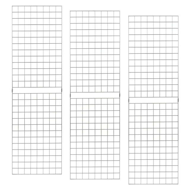 2' x 7' Chrome Portable Grid Panel (Pack of 3) - Walmart.com