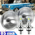 2 x 7'' Round LED Headlights FOR 1953-1957 Chevrolet Bel Air/150/210 ...
