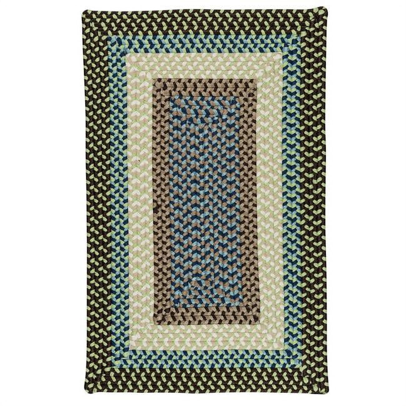 2 x 7 ft. Montego Rectangle Braided-Texture Rug, Bright Brown - Walmart.com