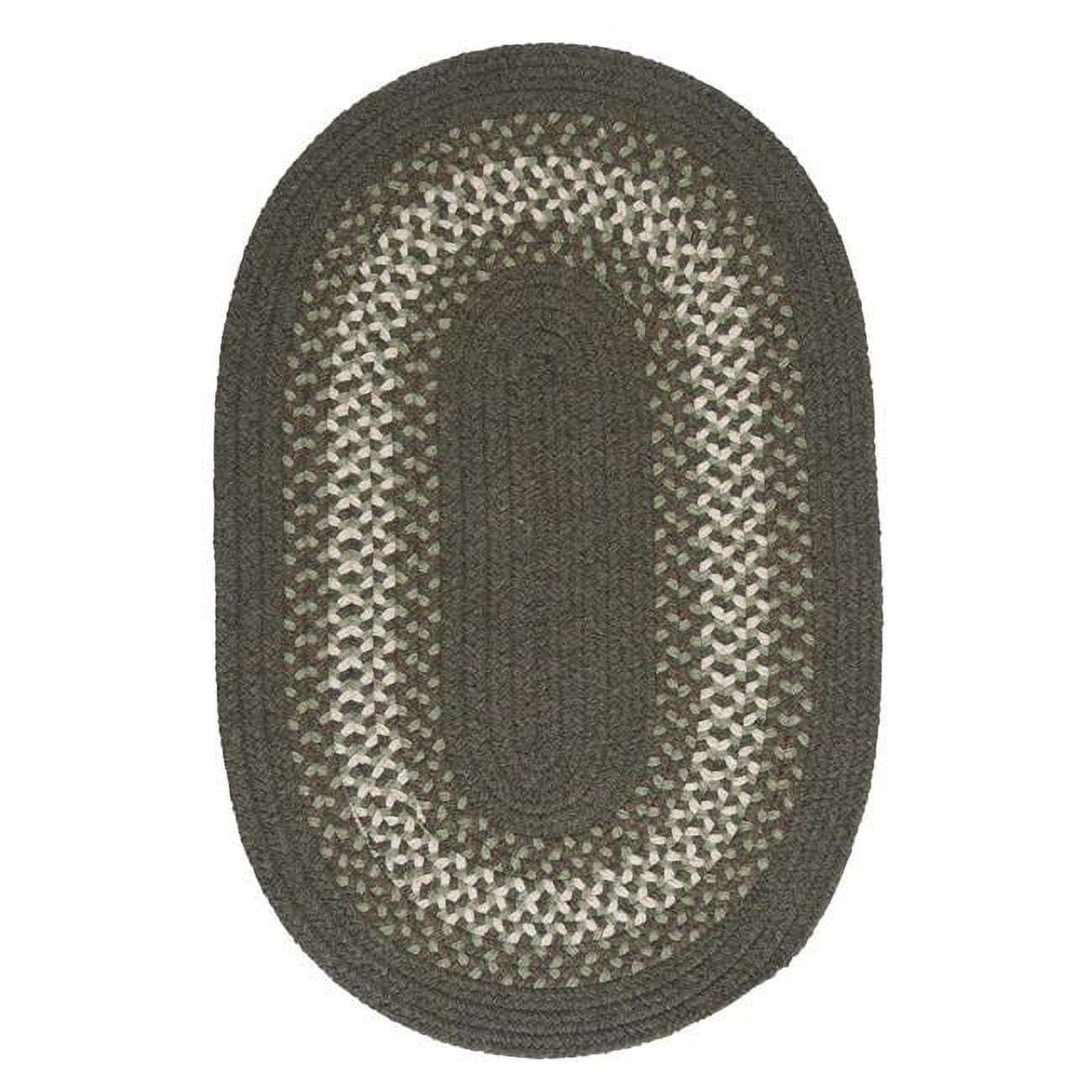 2 x 7 ft. North Ridge Wool-Blend Braided Rug, Olive - Walmart.com