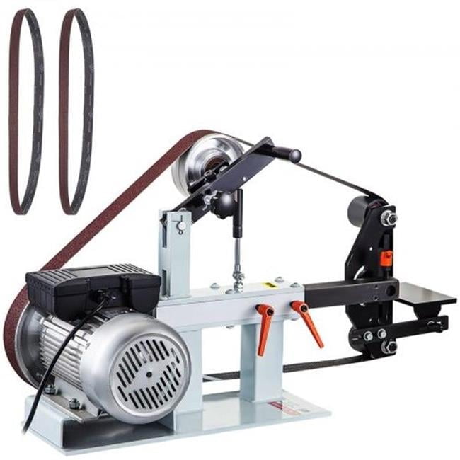 2 x 82 in. 2HP Constant Speed Belt Grinder Disc Sander with 110V 3 ...