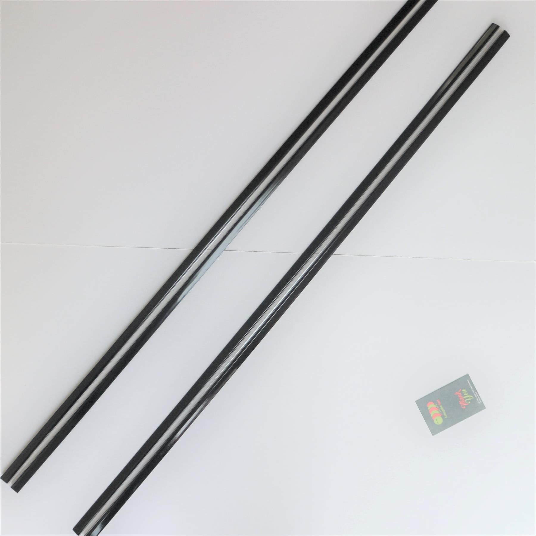 2 x 950mm (37 in) Black, low profile flex hinges, flexible living ...
