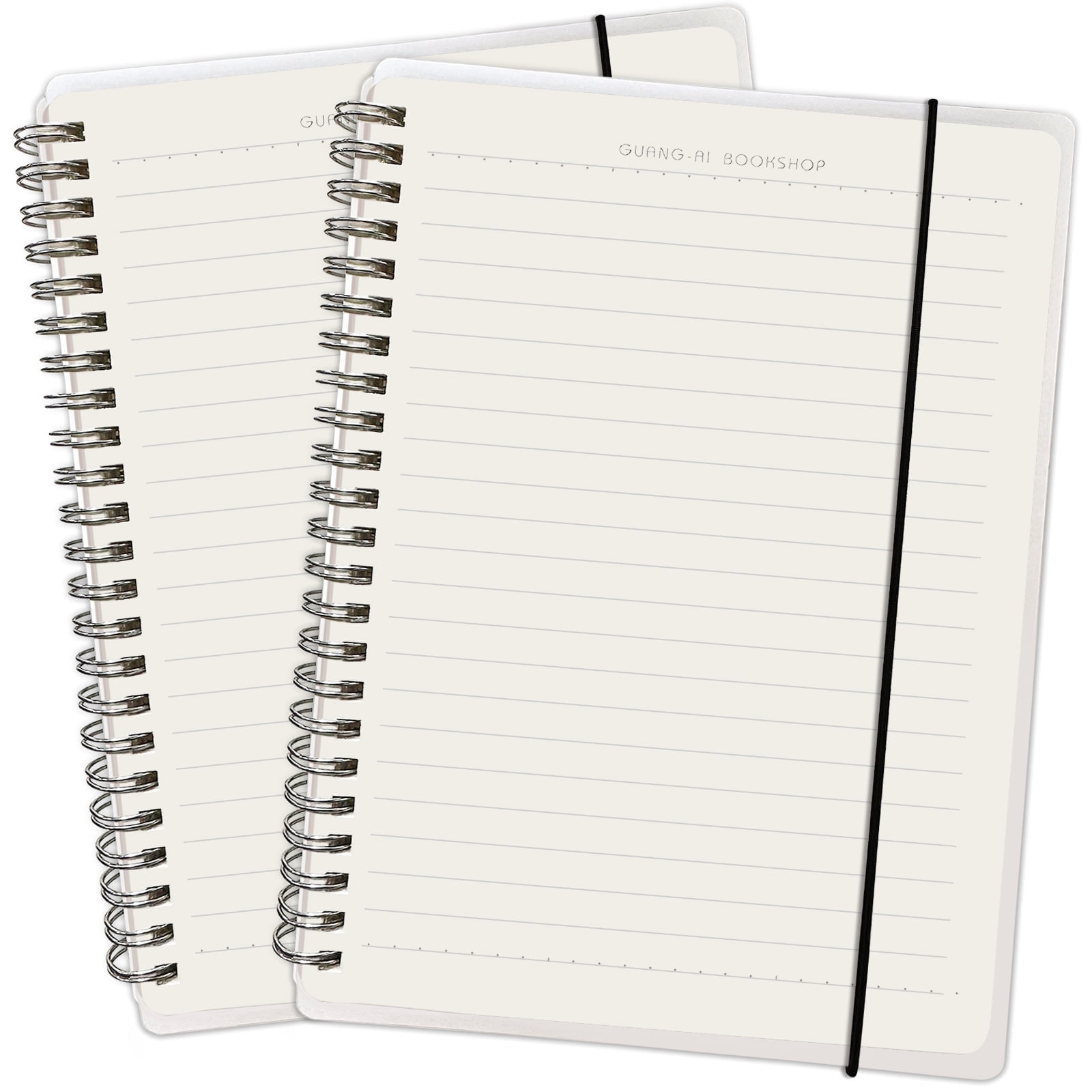 2 x A5 College Spiral Notebooks, 8x5.7 Inches for Journals Planners and ...