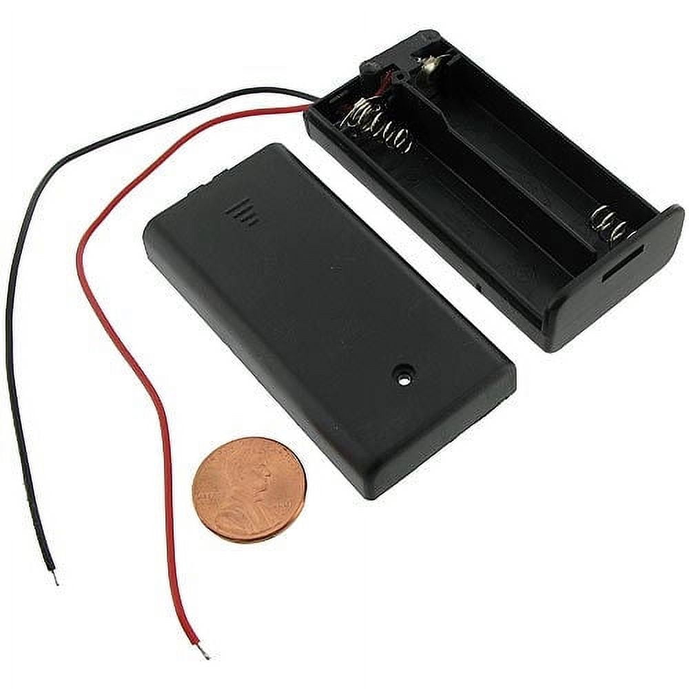 2 x AA Battery Holder with Switch and Leads - 3V - Walmart.com