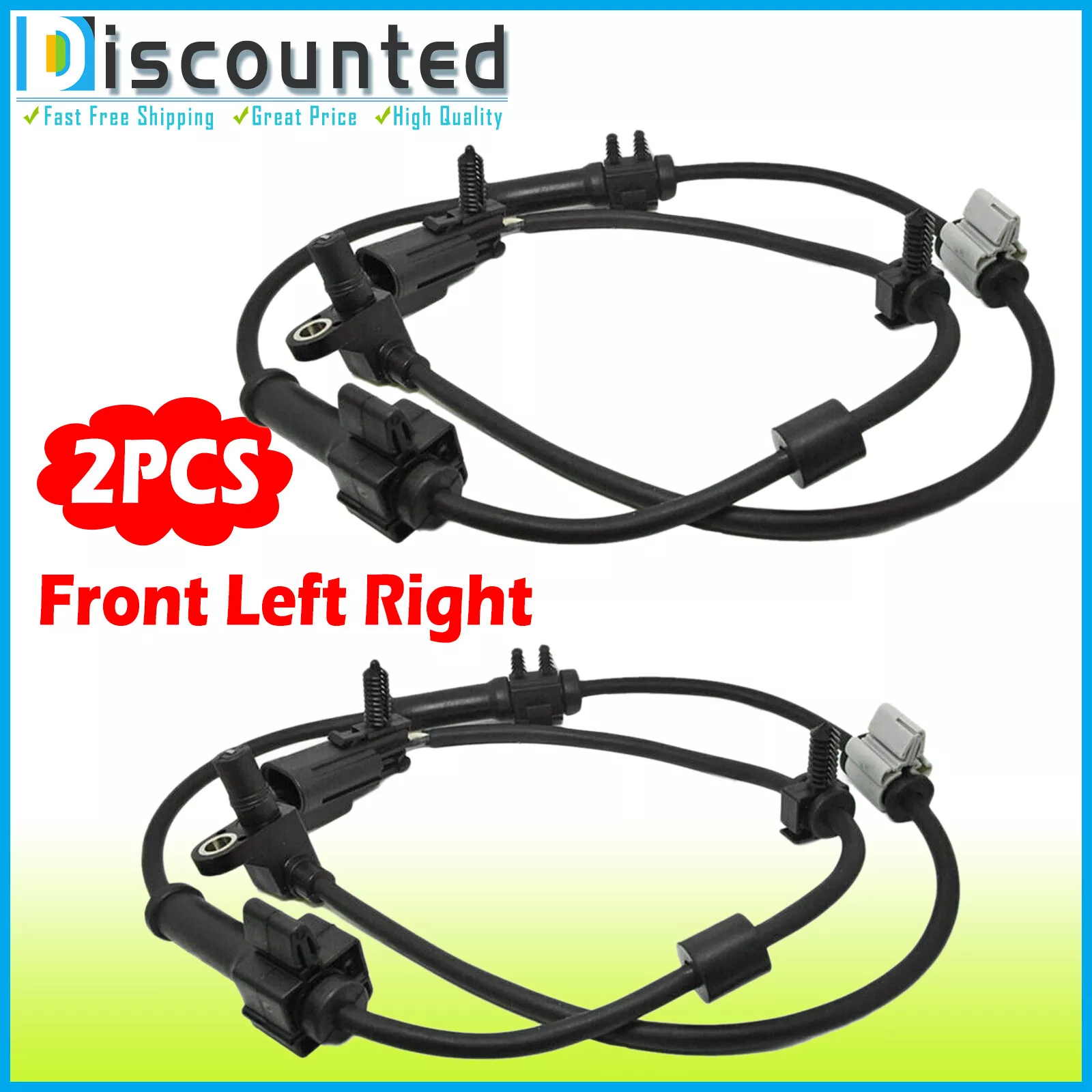 2 x ABS Wheel Speed Sensor Front LH or RH For Chevrolet Lumina, SSR ...