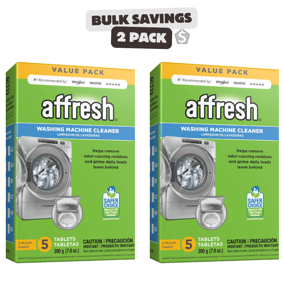 2 x - Affresh Washing Machine Cleaner, Cleans Front Load and Top Load ...
