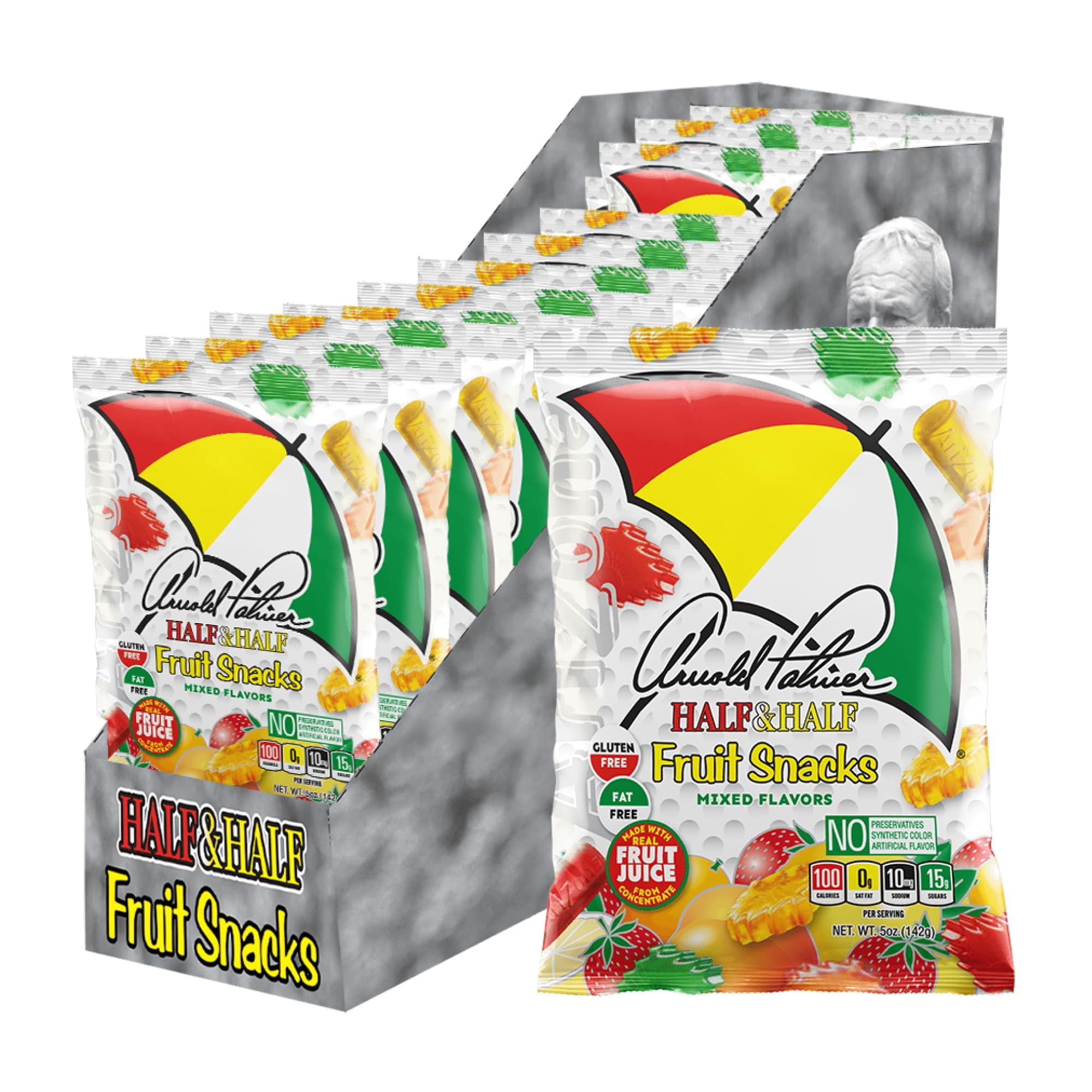 2 x - Arizona Arnold Palmer Half and Half Fruit Snacks, Gluten Free ...