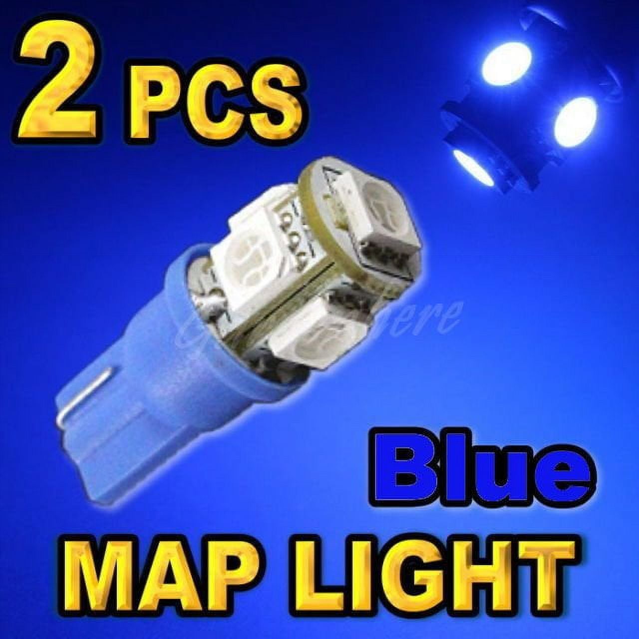 2 x BL300w Blue LED Replacement Parking Accent T10 194 168 2821 2825 ...