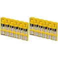 2 x Battery Cases By Powerpax Slim Line "AAA" Battery Caddy, Yellow ...