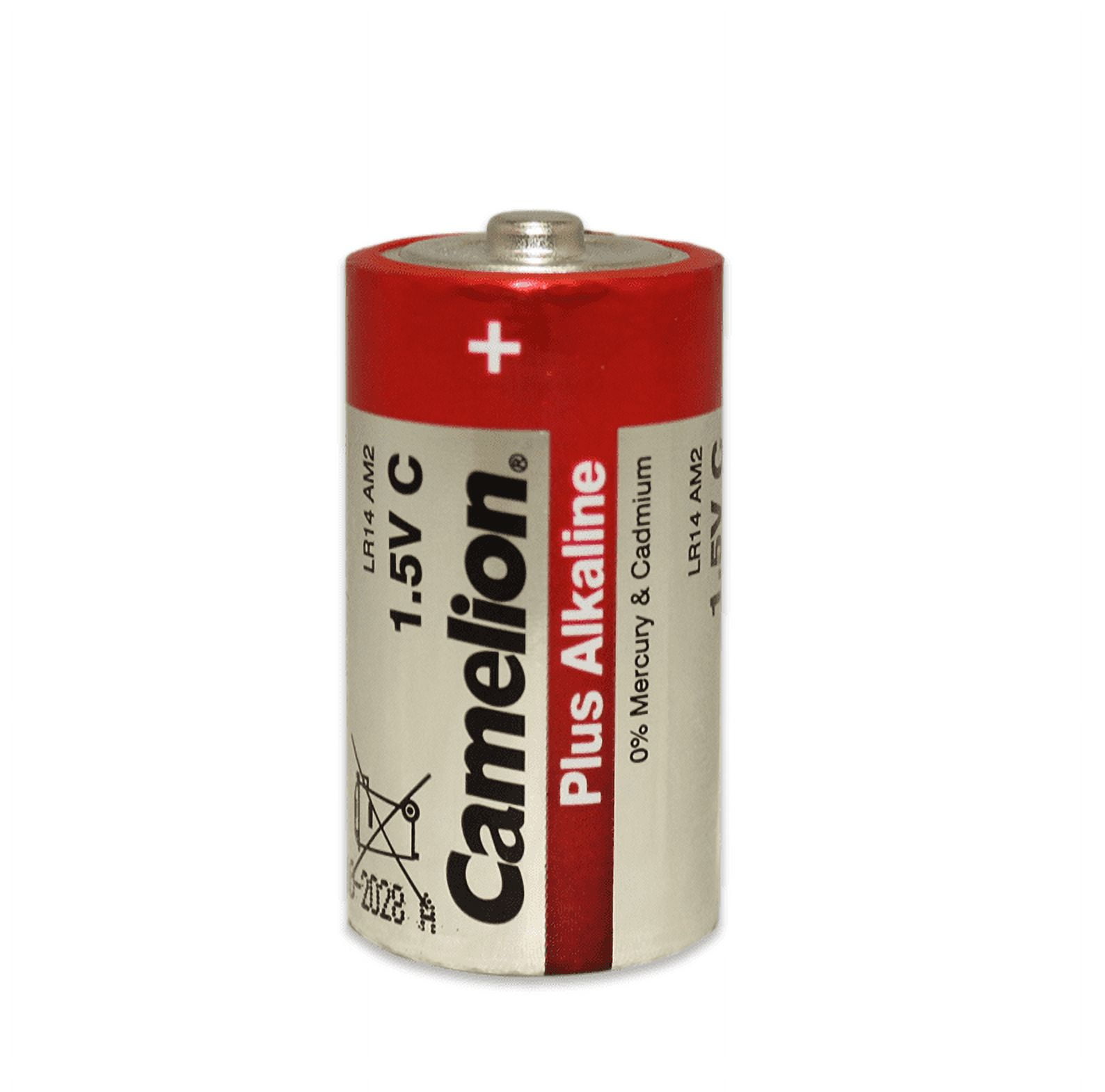 2 x Battery Size C - 1.5v C Plus Alkaline Battery 2 Pack - Walmart.com